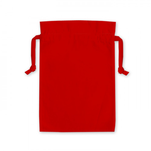 Red Cotton Drawstring Bag 20x28cm | Drawstring Gift Bags | The Clever ...