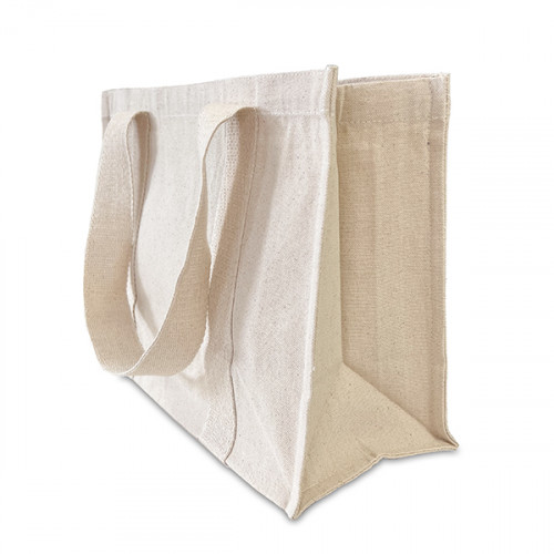 Eco-Friendly Cotton Canvas Small Tote Bag | Short Handle Tote Bags ...