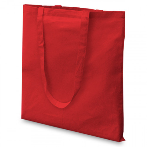 Red Cotton Tote Bag | Long Handle Tote Bags | The Clever Baggers