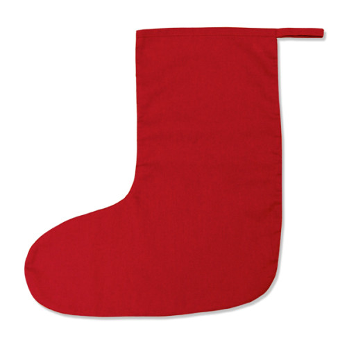 Personalised Traditional Red Christmas Stocking Snowman Print