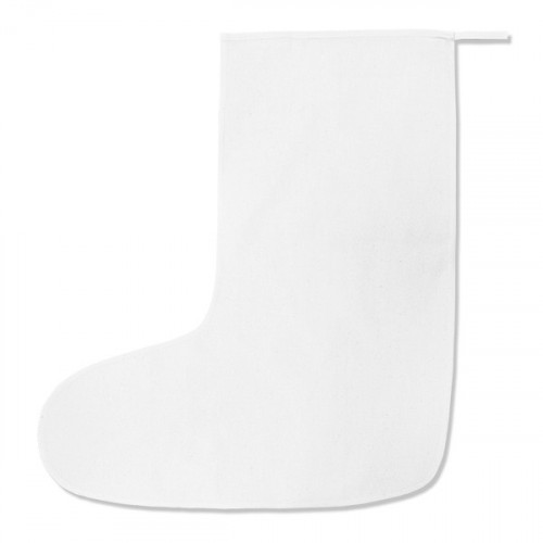 Fresh White Cotton Christmas Stocking 28x57cm | Fabric Craft Projects ...