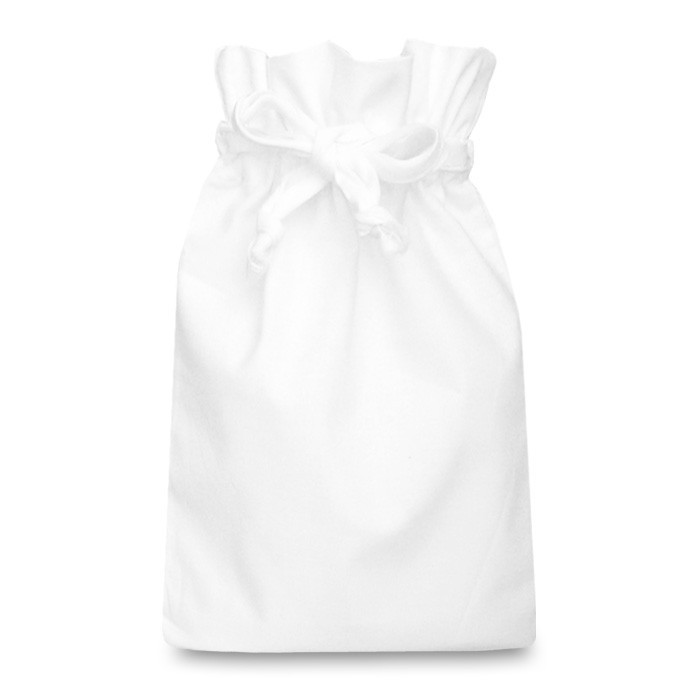 White Cotton Drawstring Bag 25x36cm | Drawstring Gift Bags | The Clever ...