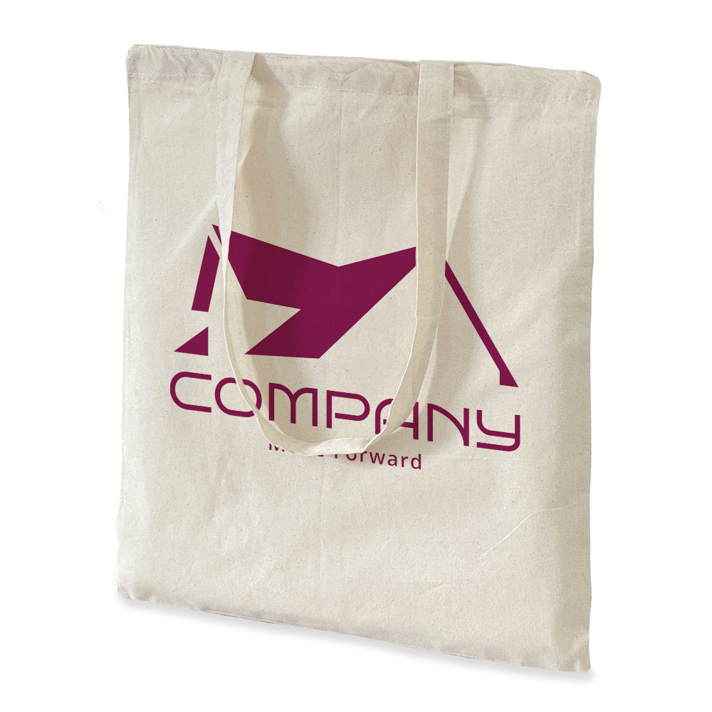 100 Custom Printed Cotton Tote Bags | The Clever Baggers