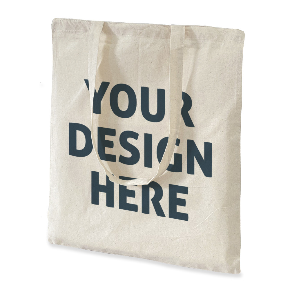 100 Custom Printed Cotton Tote Bags | The Clever Baggers