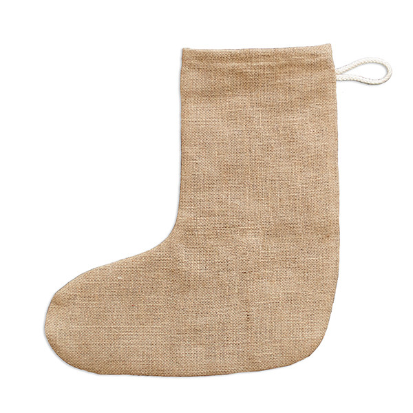 Personalised Jute Christmas Stocking | Christmas Tree Design | The ...