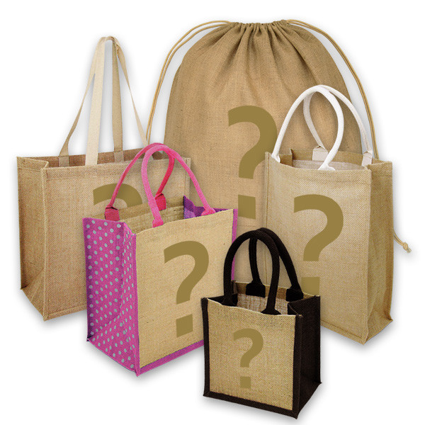 Print Seconds Jute Bags Pack | Sale Tote Bags | The Cleve Baggers
